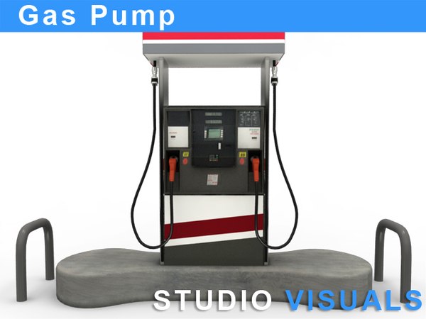3d gas pump model