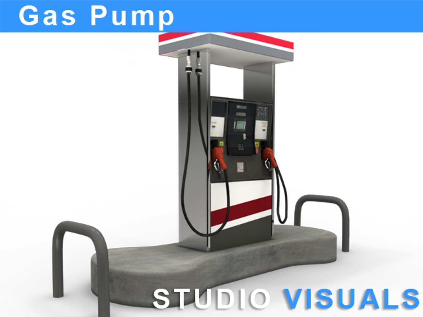 3d Gas Pump Model
