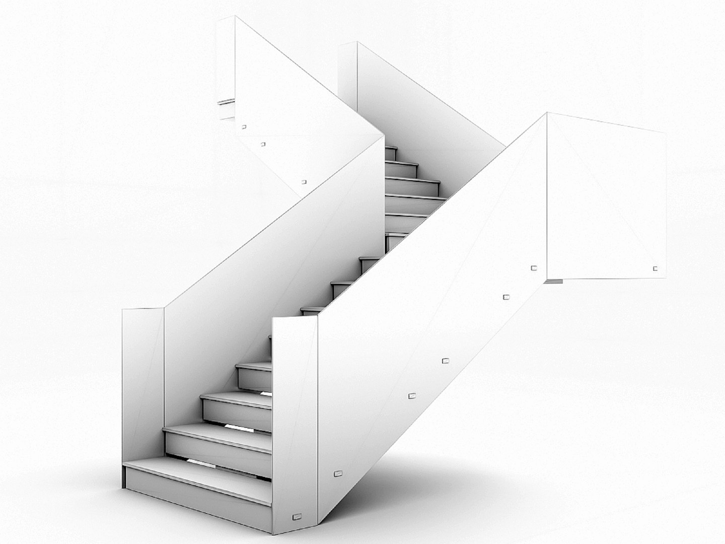 3D Stairs 01-1 Step - TurboSquid 1650970