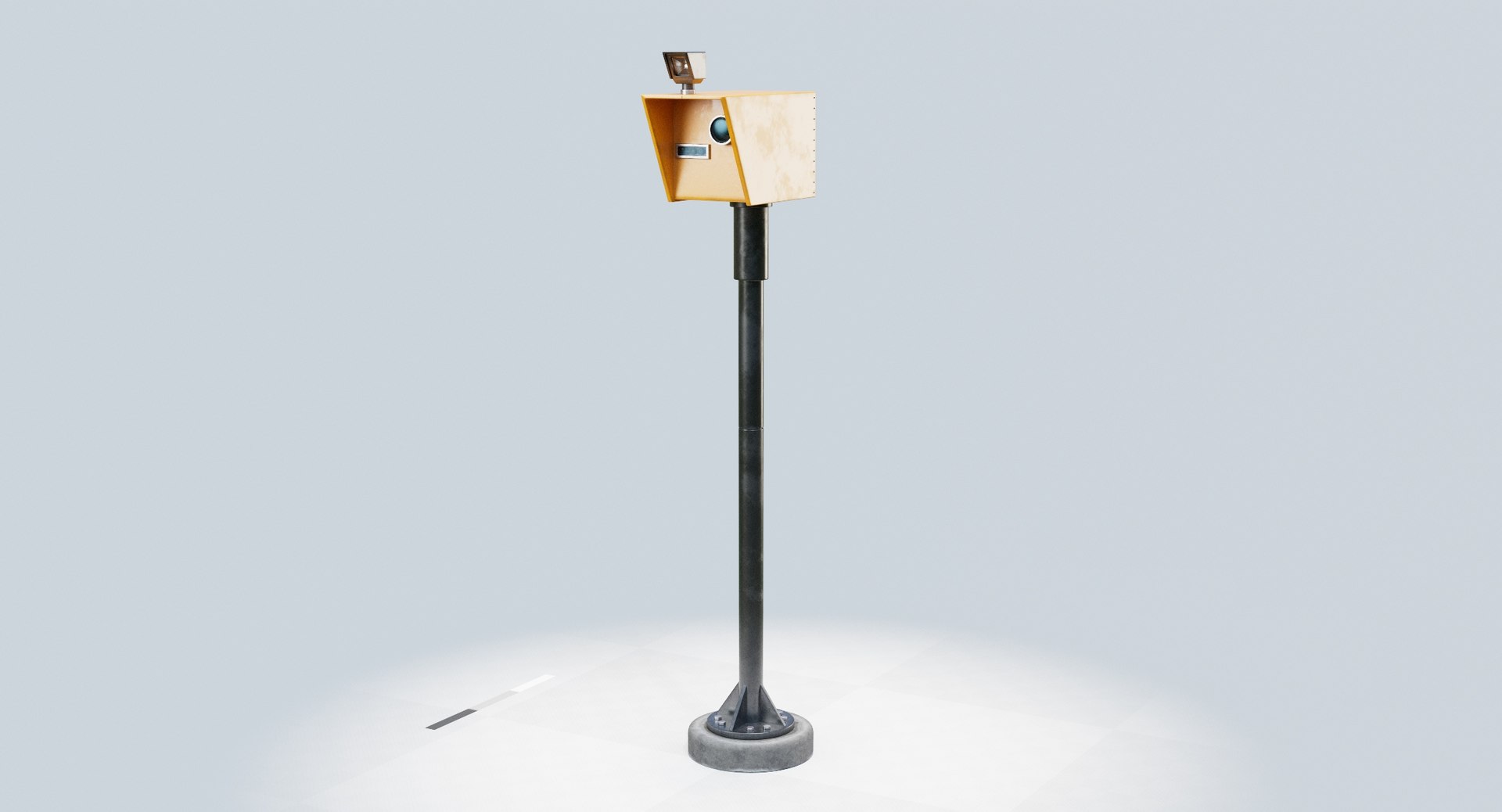 Speed camera model - TurboSquid 1582107