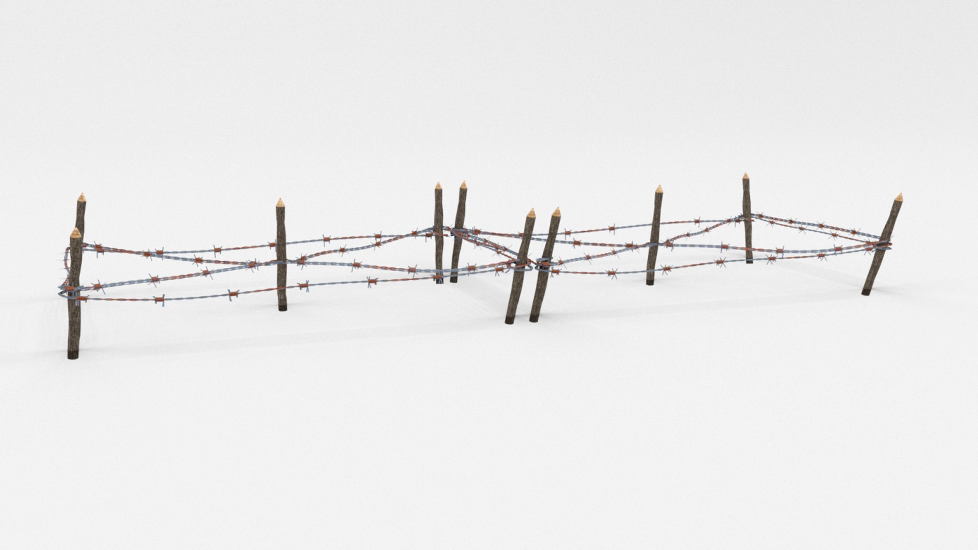3D Barbed Wire Obstacle - TurboSquid 1191718