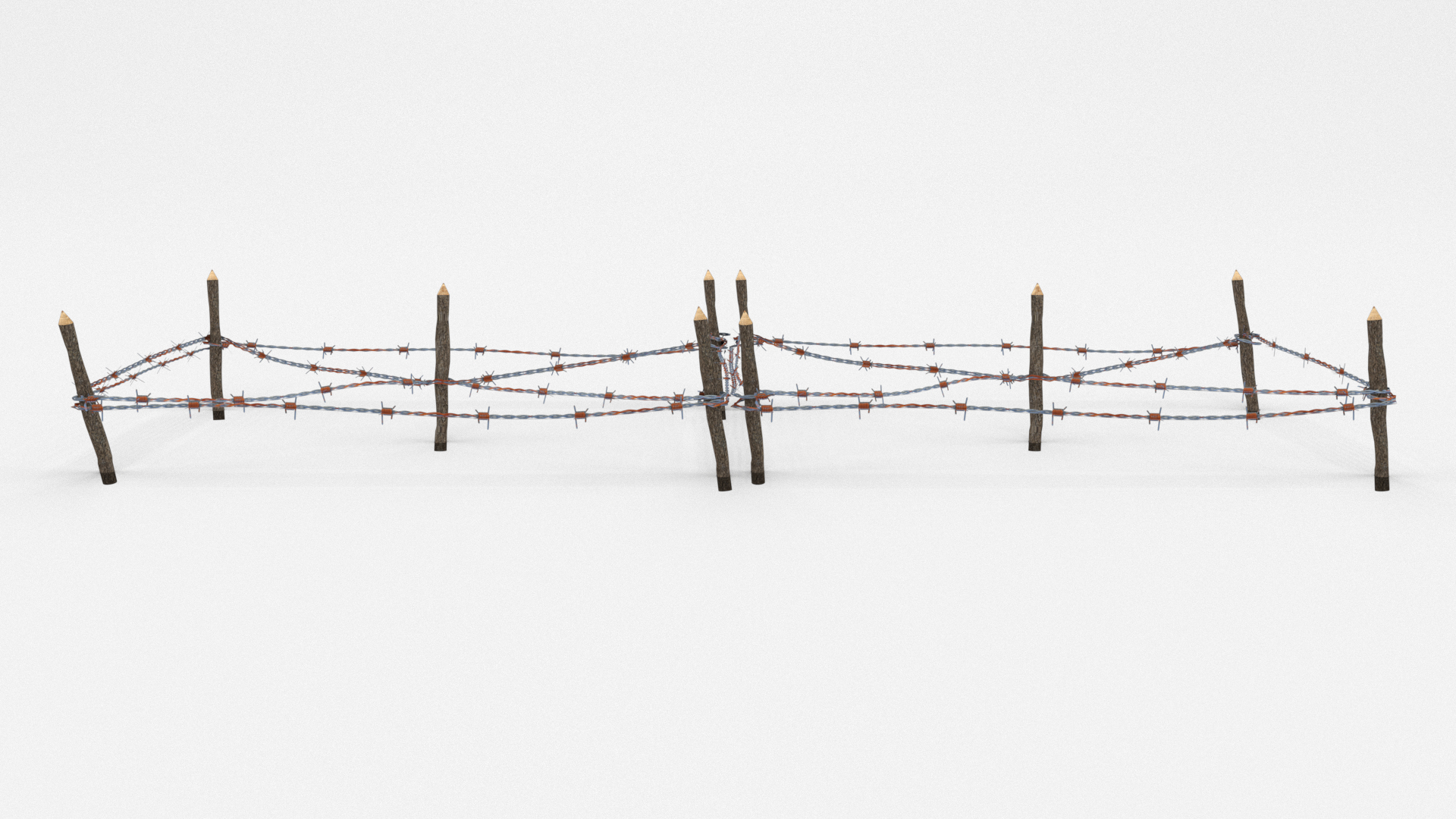 3D Barbed Wire Obstacle - TurboSquid 1191718