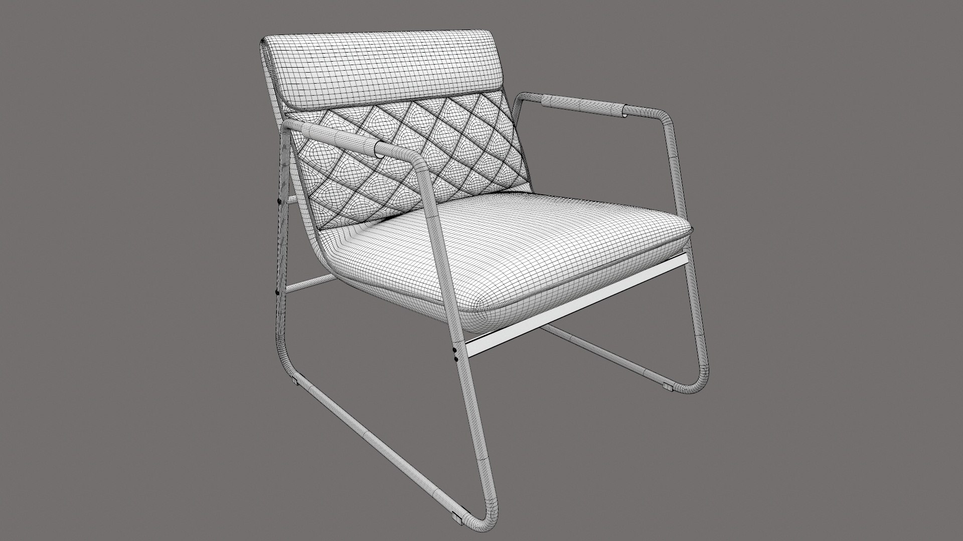 3D Arm Chair Dining - TurboSquid 2075568