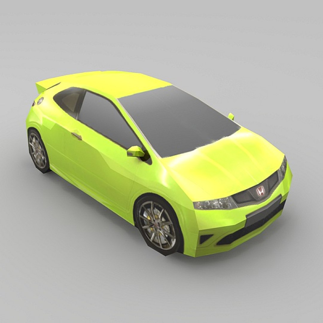 3ds Max Car Honda Civic R