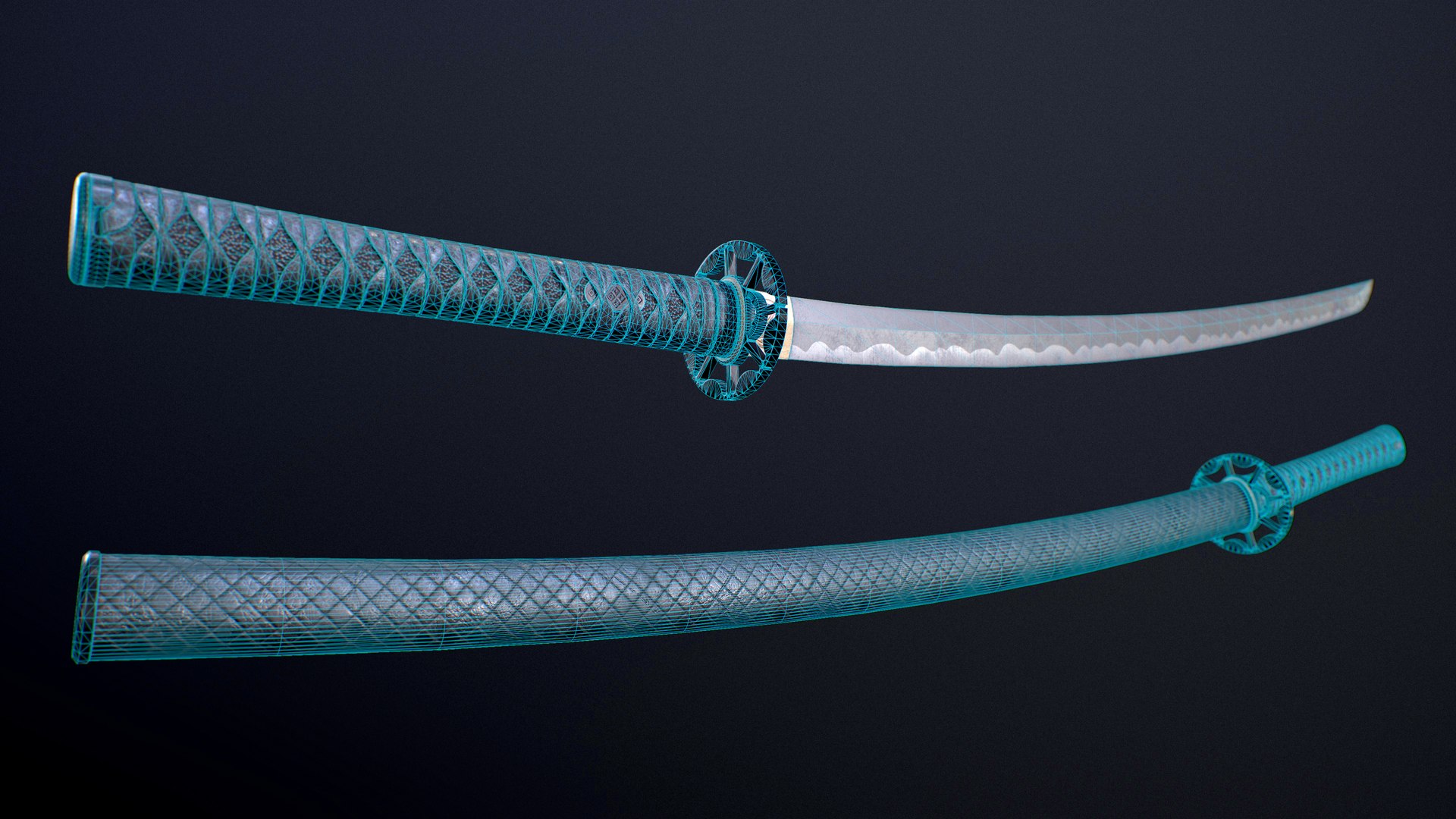 Katana 3D Model - TurboSquid 2044967