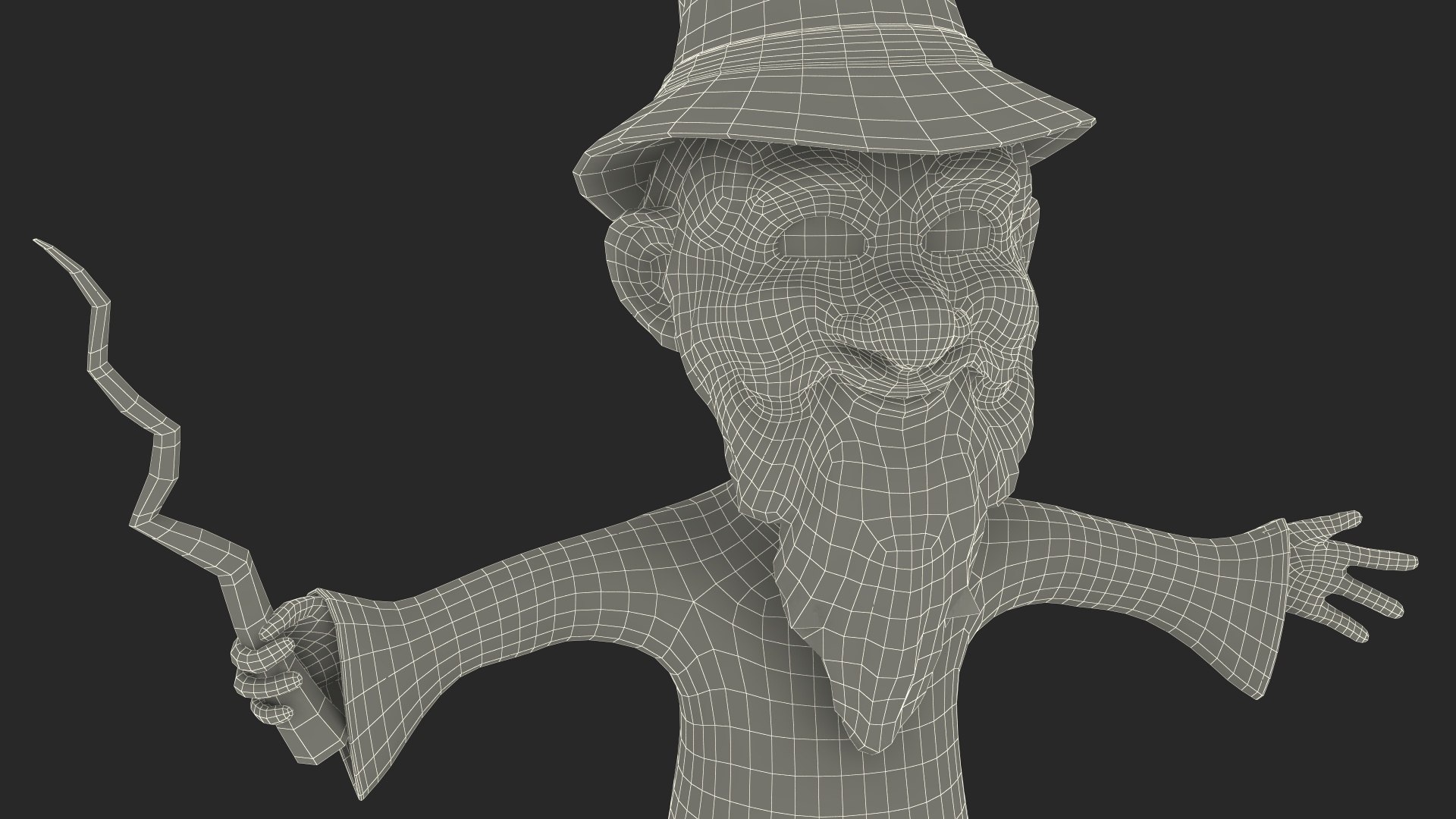 Old Wizard Cartoon Character Model - TurboSquid 2131008