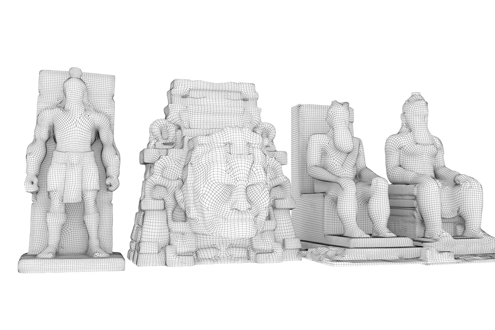 Monolith Sculptures 3D - TurboSquid 2355505