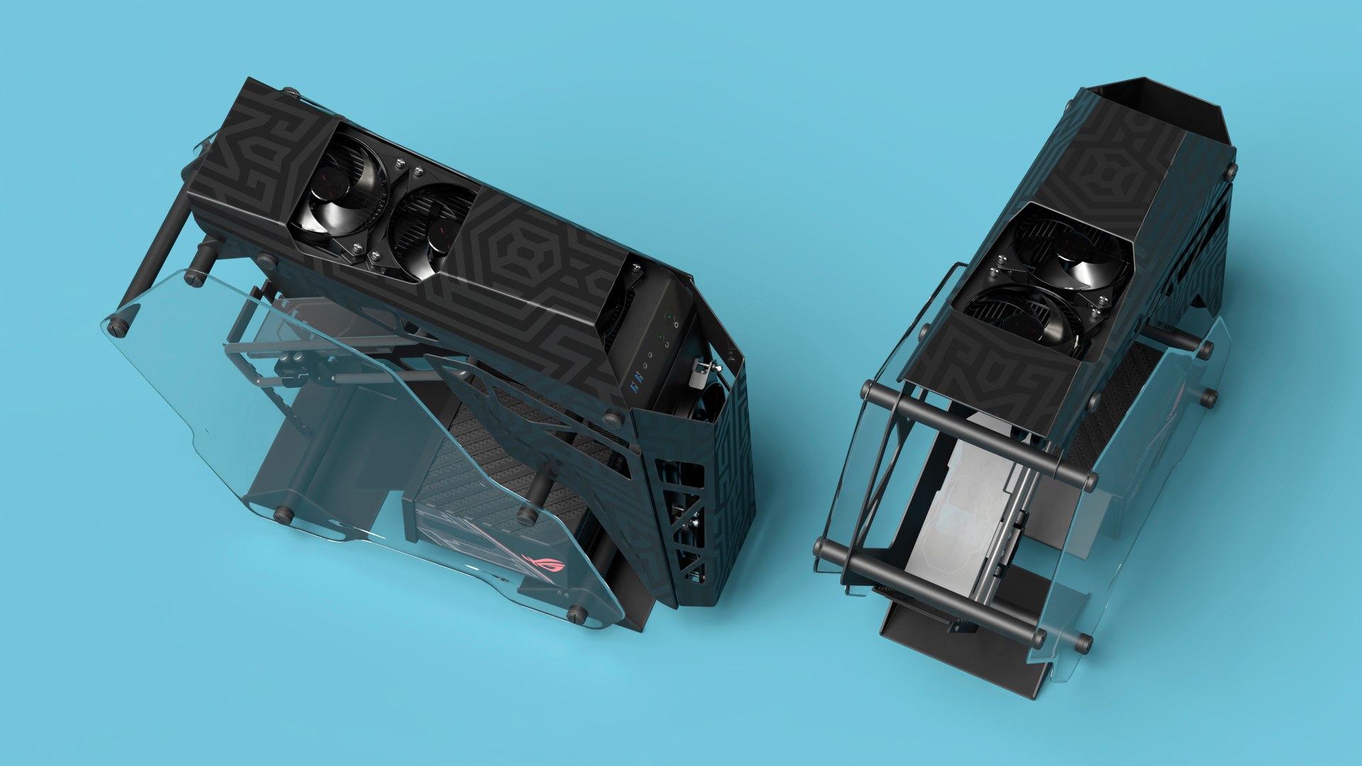 Modern Gaming PC Case Empty 3D Model - TurboSquid 2270111