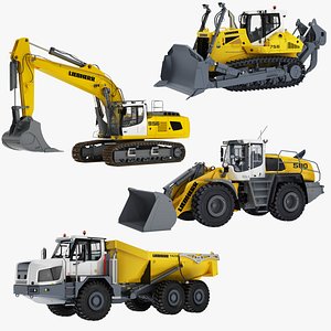 Download Free & Premium Liebherr Construction 3D Models | TurboSquid