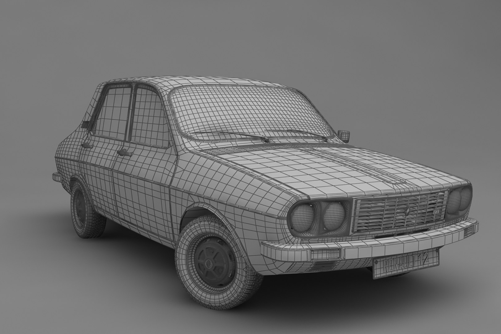 3D Renault 12 TX - TurboSquid 2011077