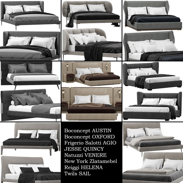 sci-fi bed 3d model