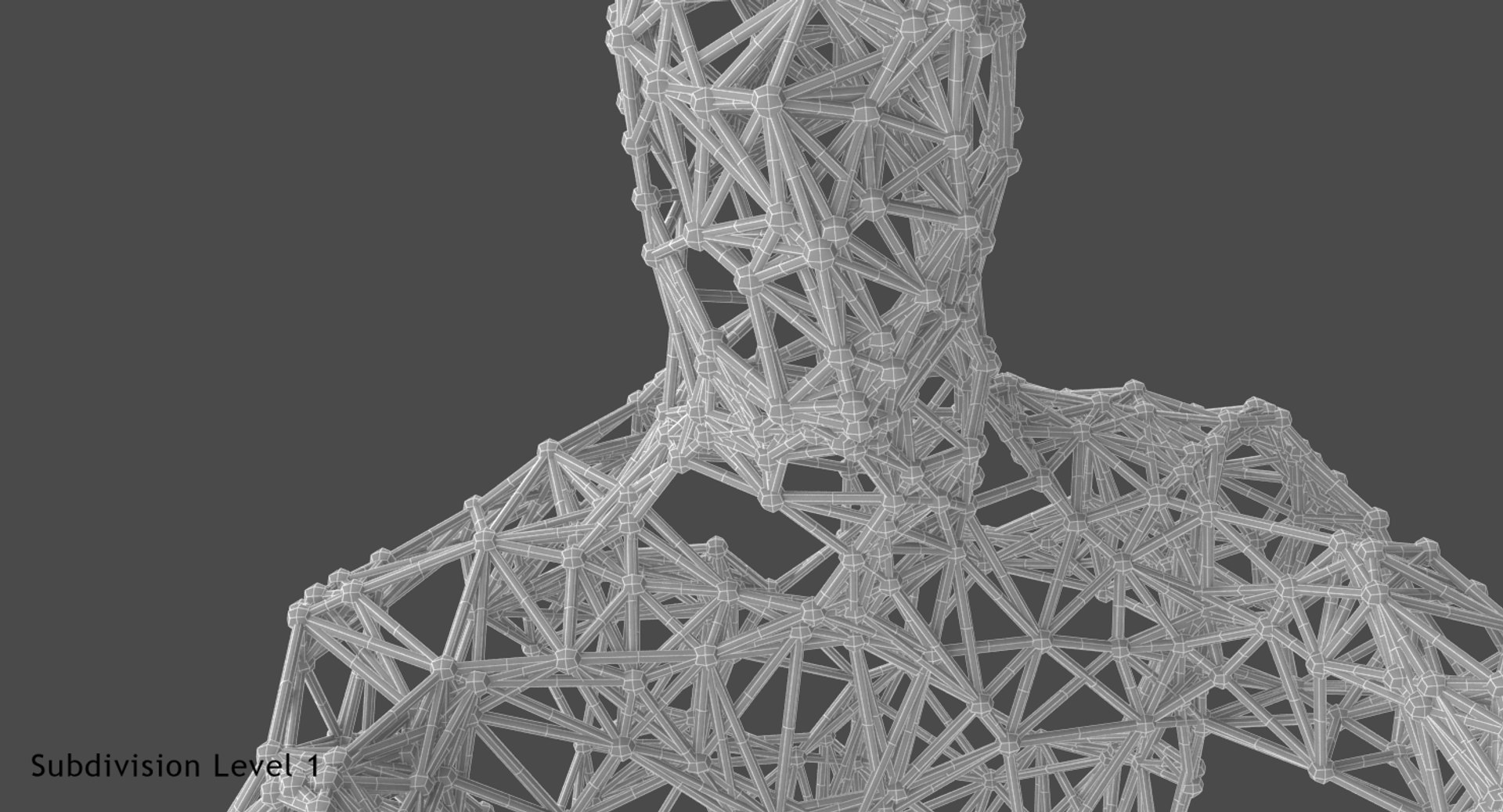 3D human pose abstract kneel - TurboSquid 1301839