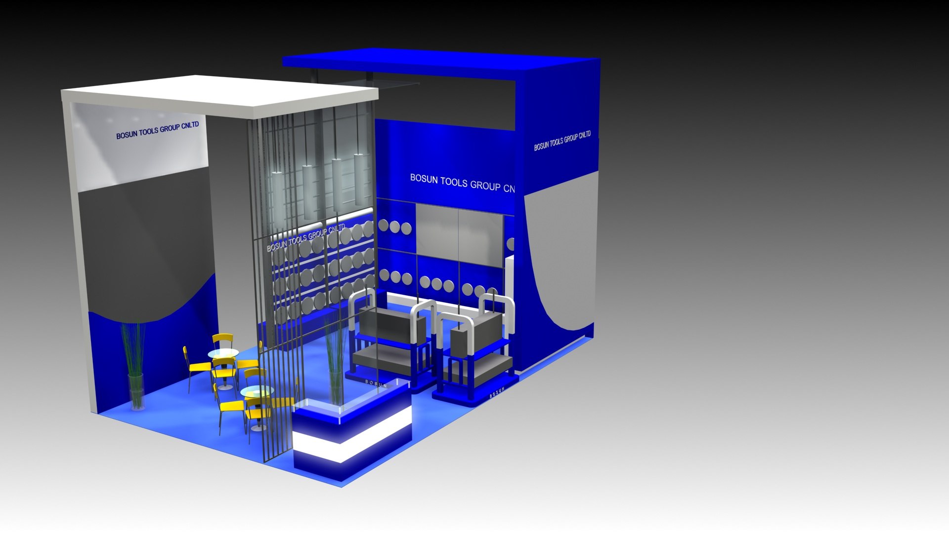 9 X 6 STAND DESIGN 2 SIDE OPEN Model - TurboSquid 1863607