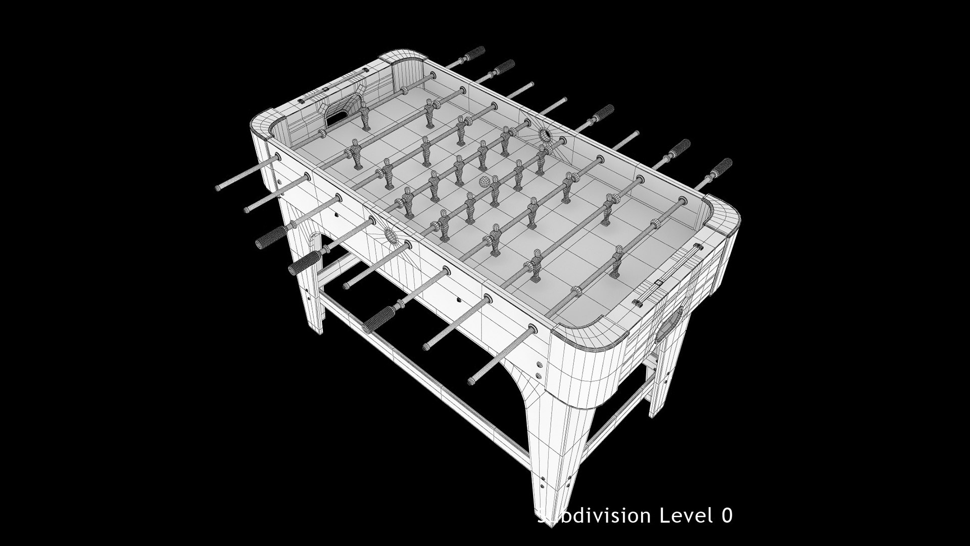 Foosball Ball 3d 3ds