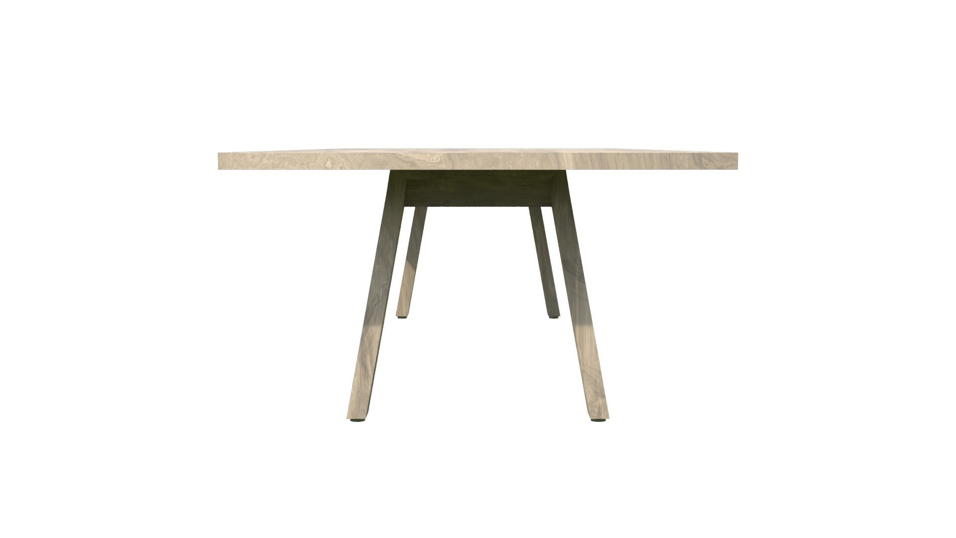3D Broad Communal Table Large - TurboSquid 2107245