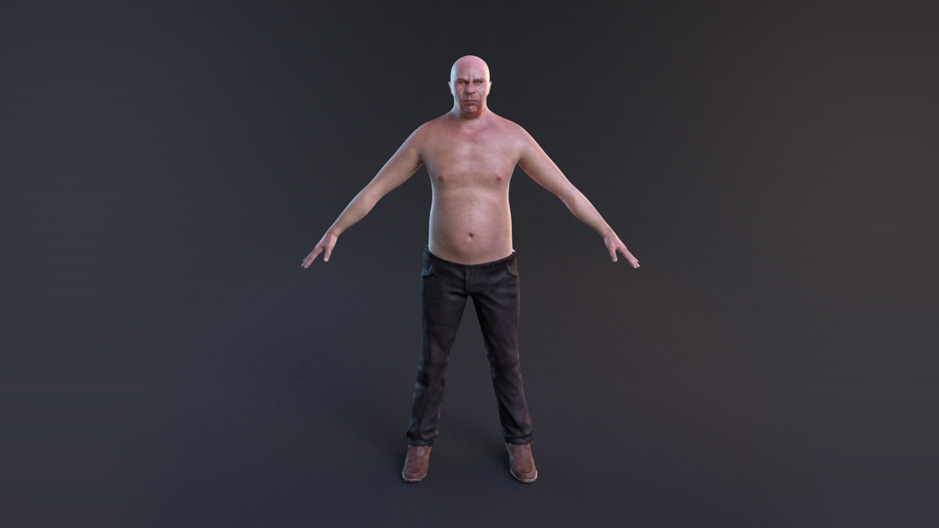 Character Male - Rigged 3d Model