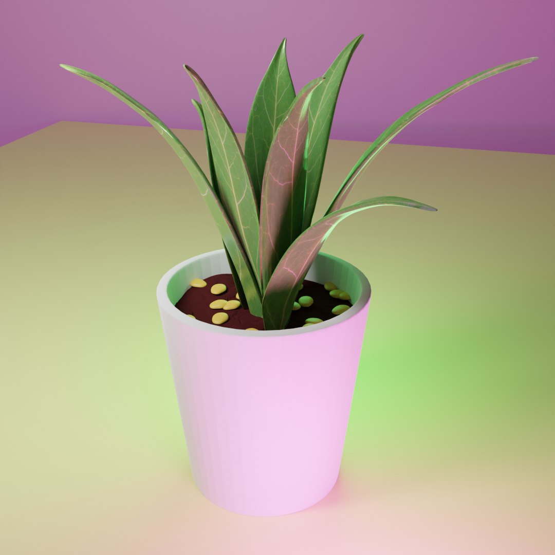 3D Pot Plant - TurboSquid 2129232