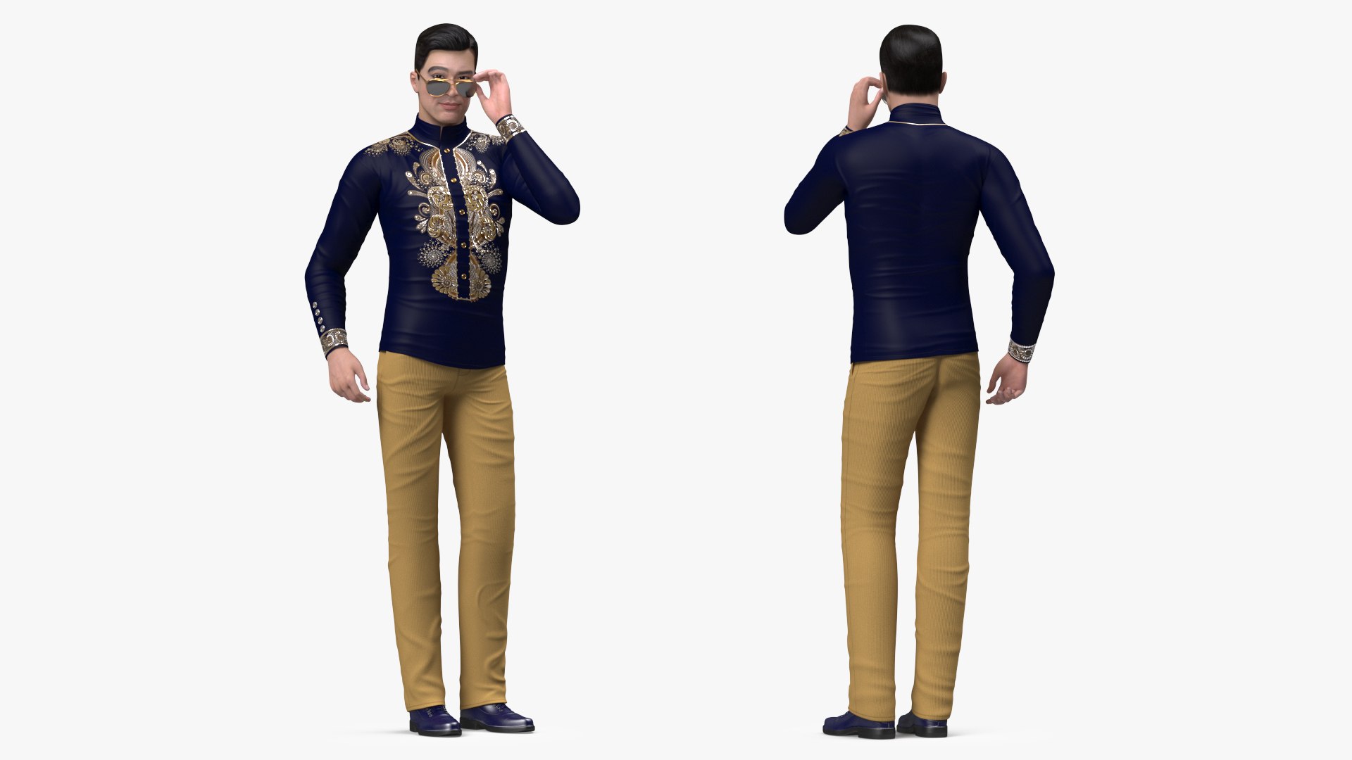 Rigged Asian Men Collection 3D model - TurboSquid 1836413