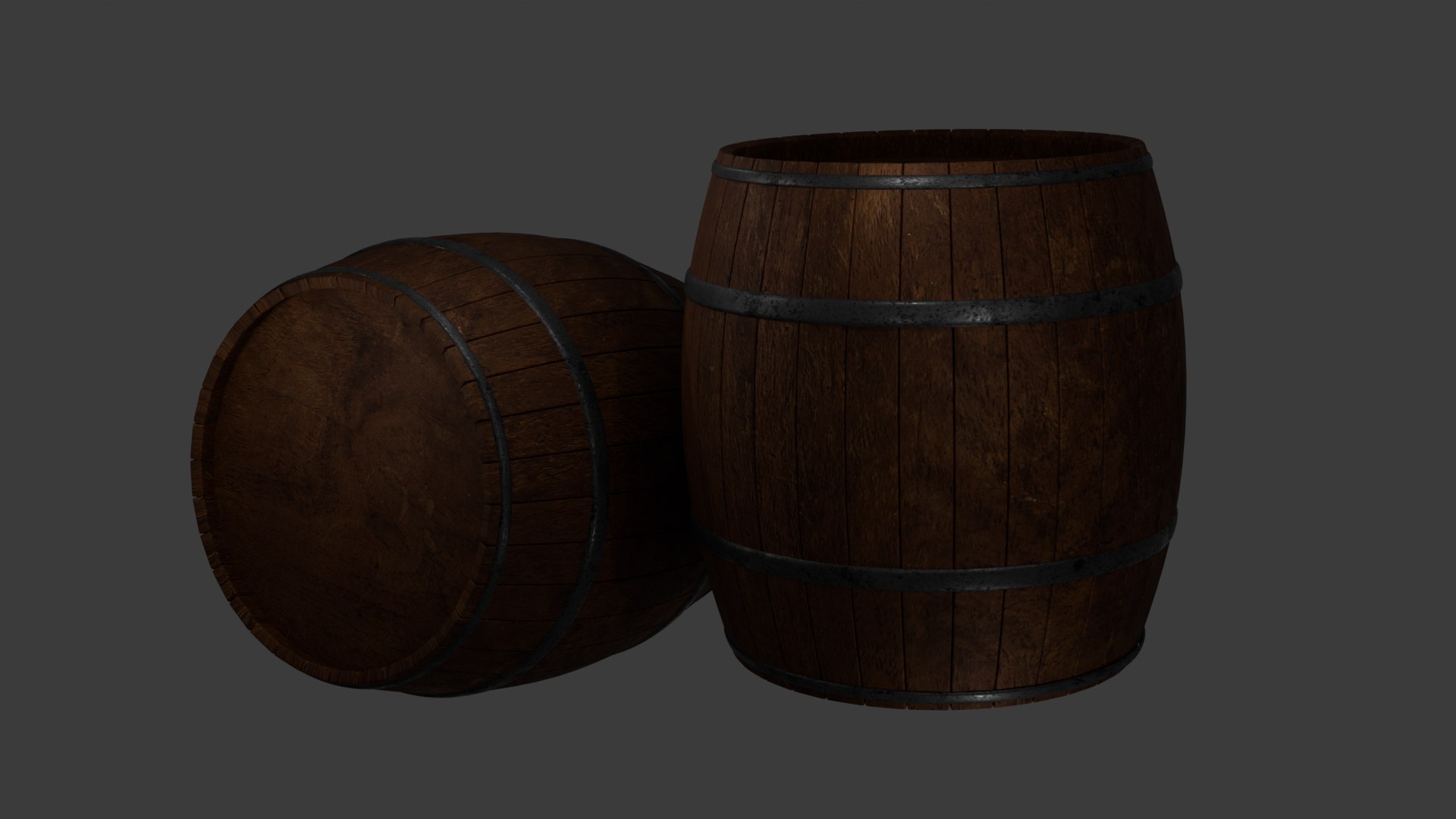 3D Barrel-uv - TurboSquid 2380143