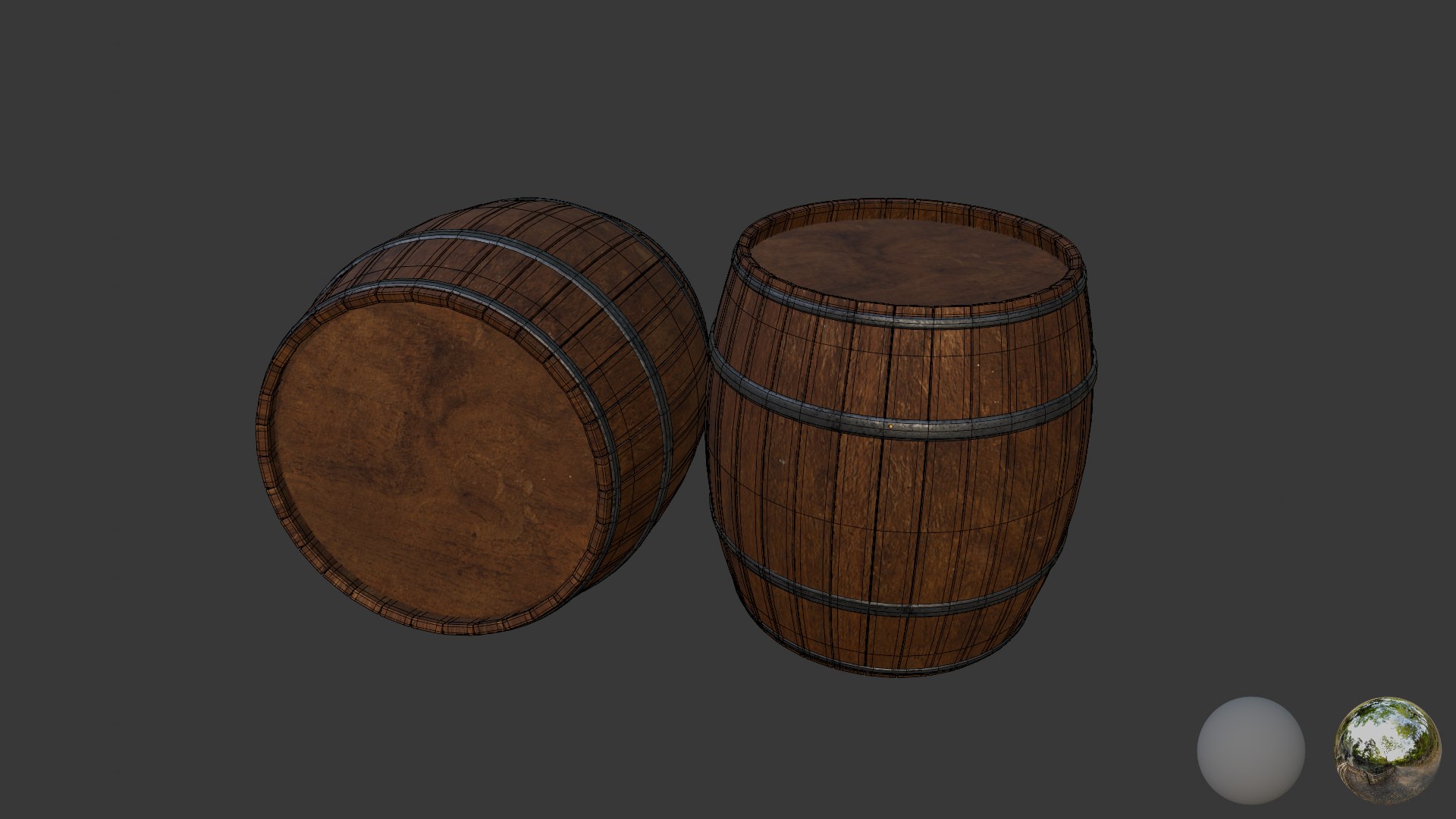 3D Barrel-uv - TurboSquid 2380143