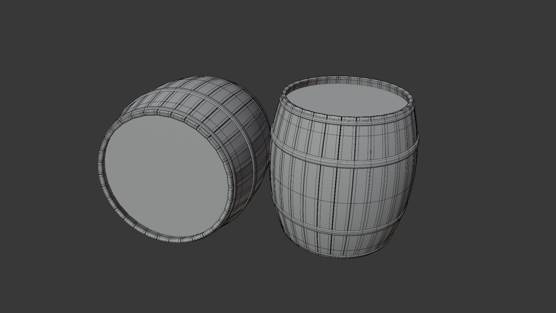 3D Barrel-uv - TurboSquid 2380143