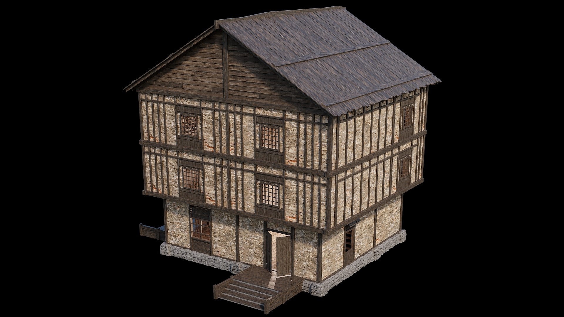Medieval Village Pack 04 - 3 Assets - 4K Textures Game Ready 3D ...
