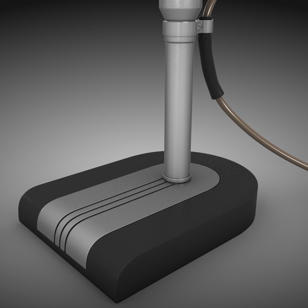 Microphone Rca 77dx 3d Model