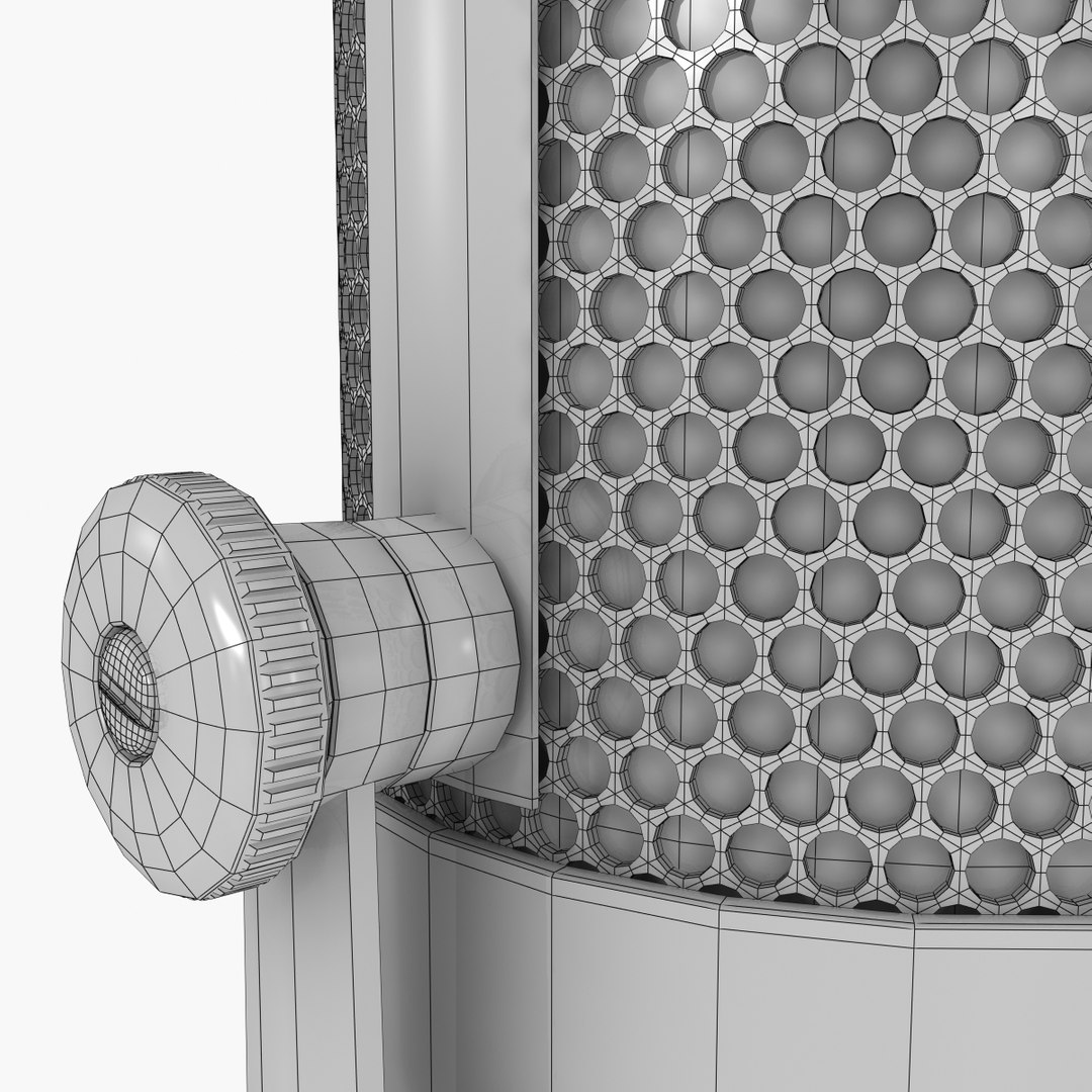 Microphone Rca 77dx 3d Model