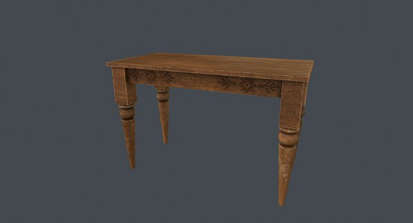 3D old table model - TurboSquid 1250421