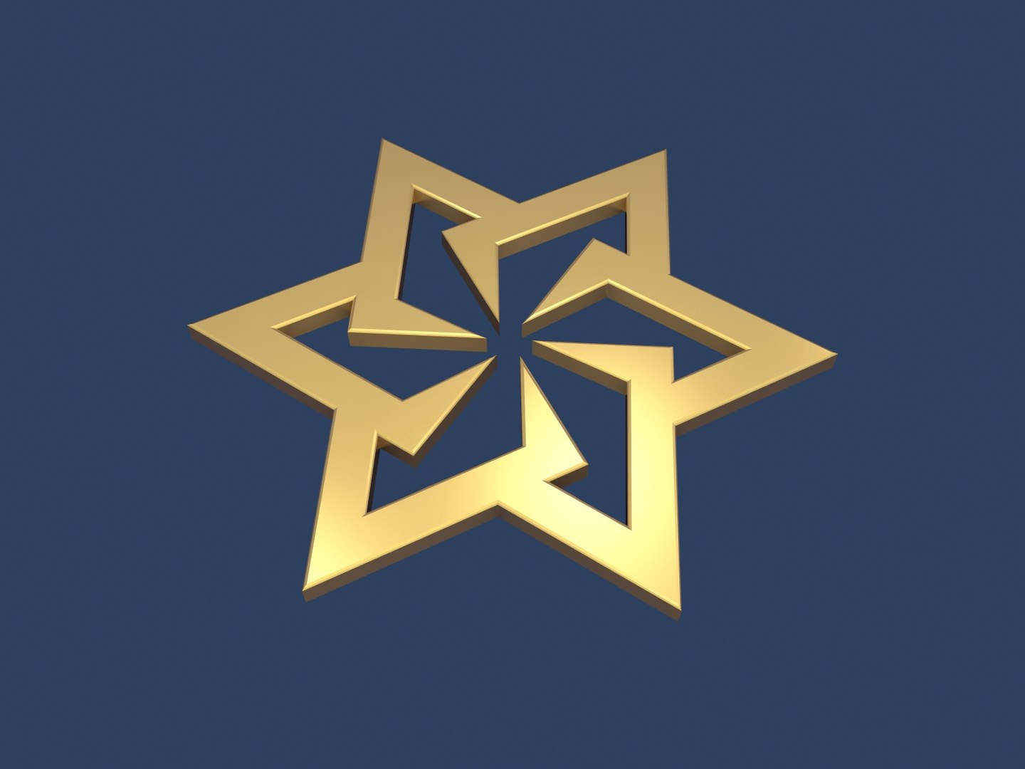 3D Star David - TurboSquid 1417426