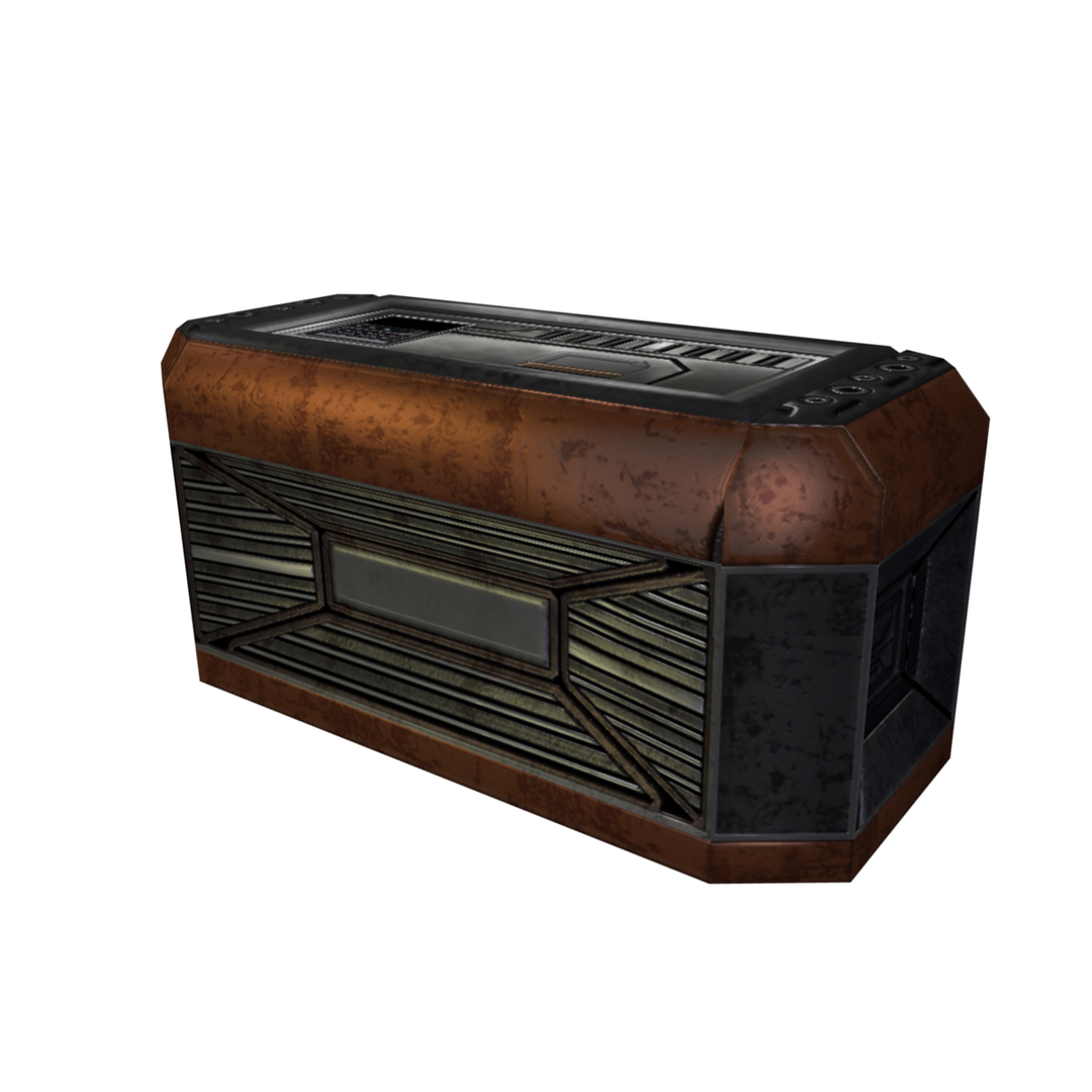 3d crate games model