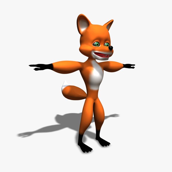 Cartoon Fox 3D Studio Models for Download | TurboSquid
