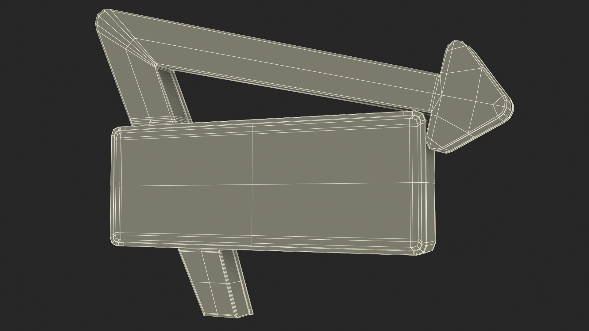 In N Out Burger Sign 3D Model - TurboSquid 2278817