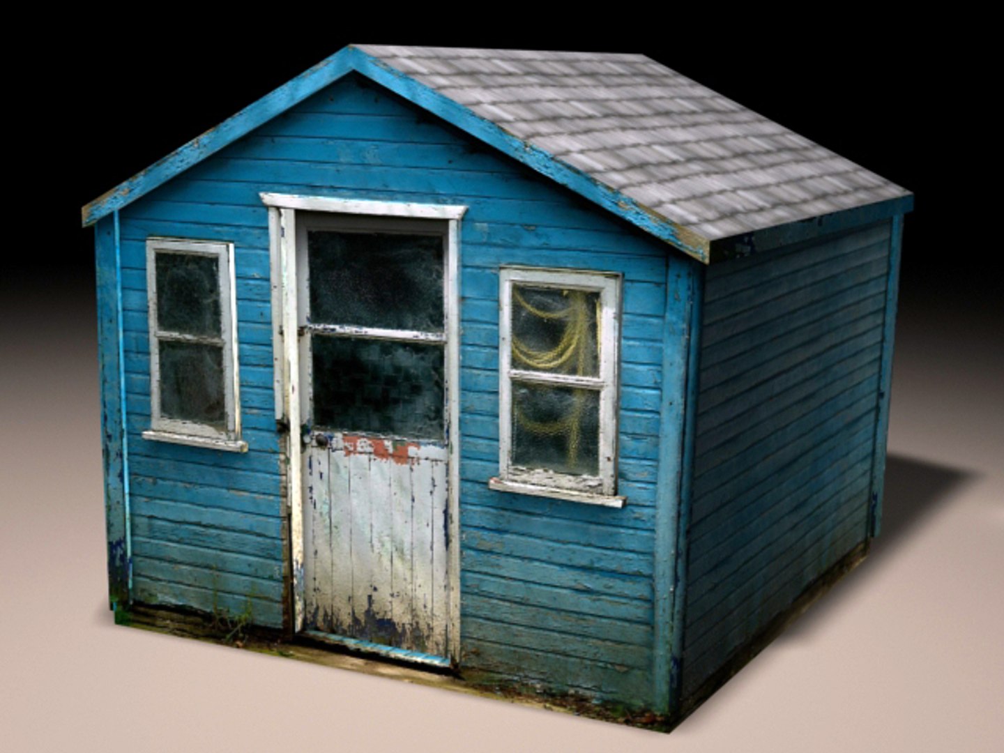 3d realistic shack