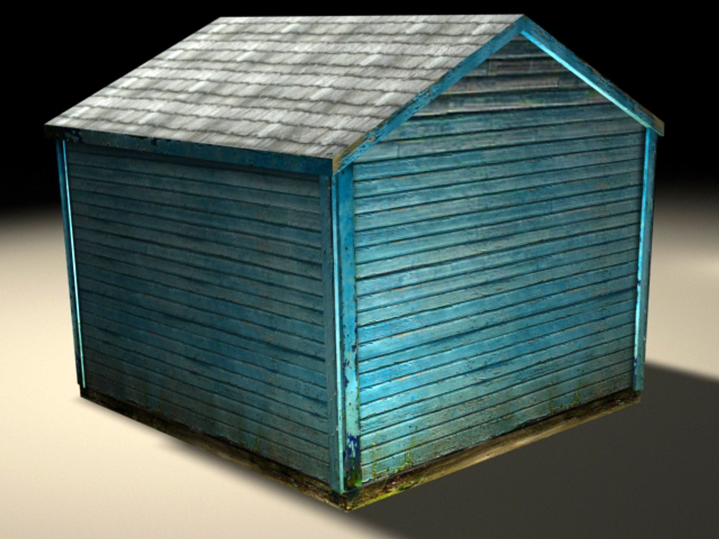 3d realistic shack