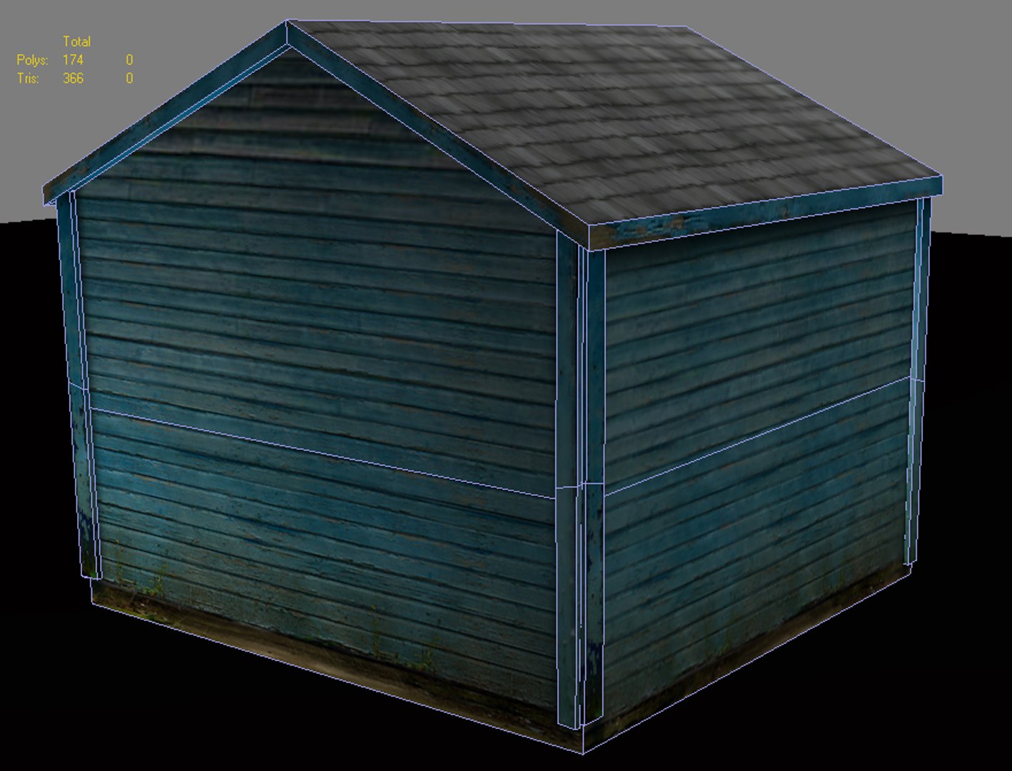 3d realistic shack
