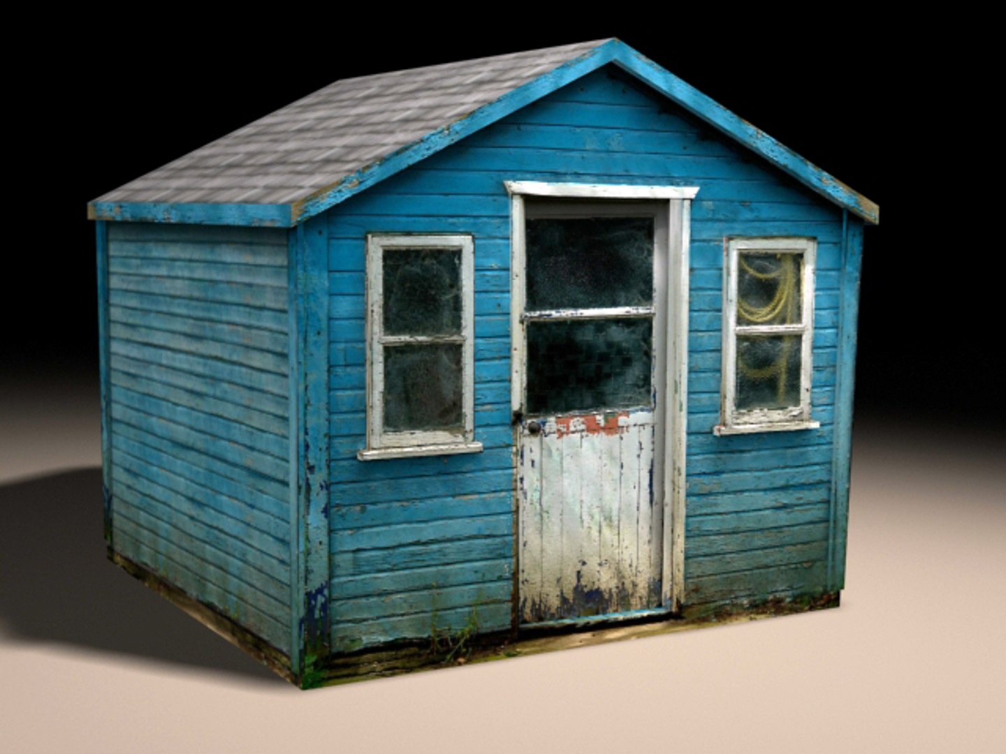 3d realistic shack