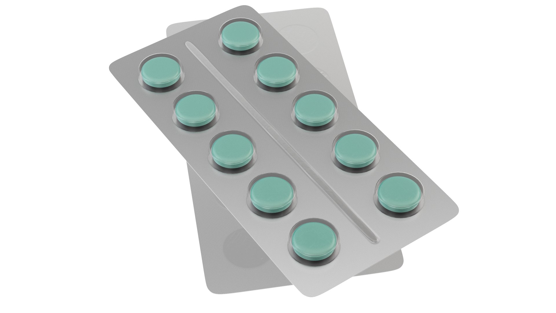 Pills Blister Pack 3D - TurboSquid 2153072