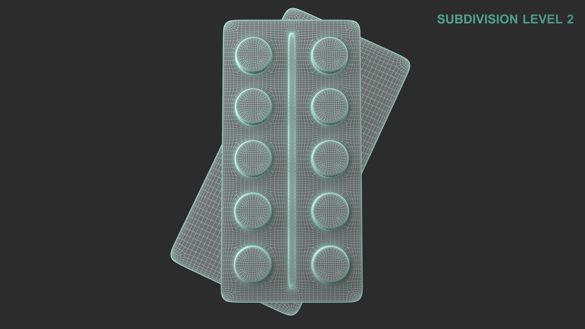 Pills Blister Pack 3D - TurboSquid 2153072