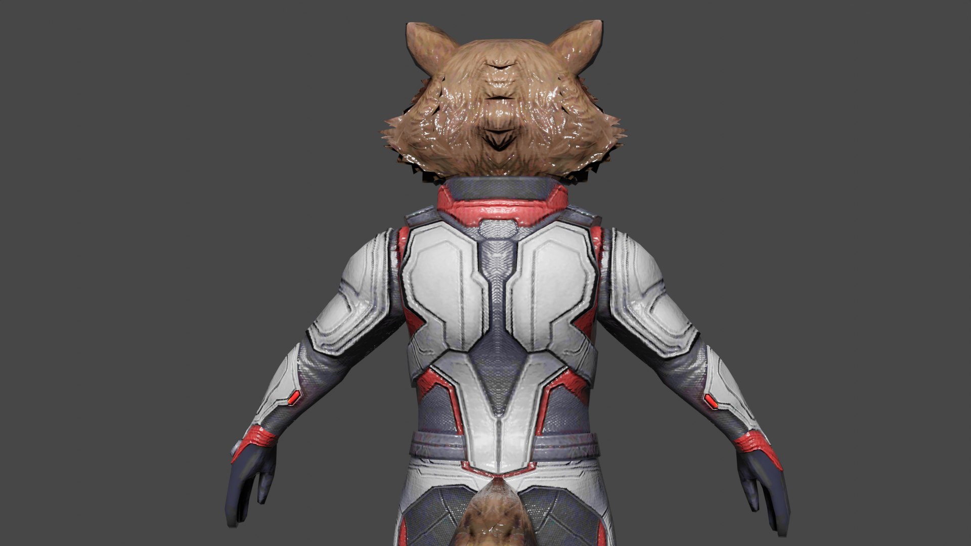 3D Model Rocket AE Team Suit - TurboSquid 2283628