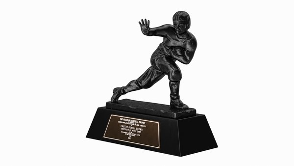 modelo 3d Trofeo Heisman Memorial Negro - TurboSquid 1987637