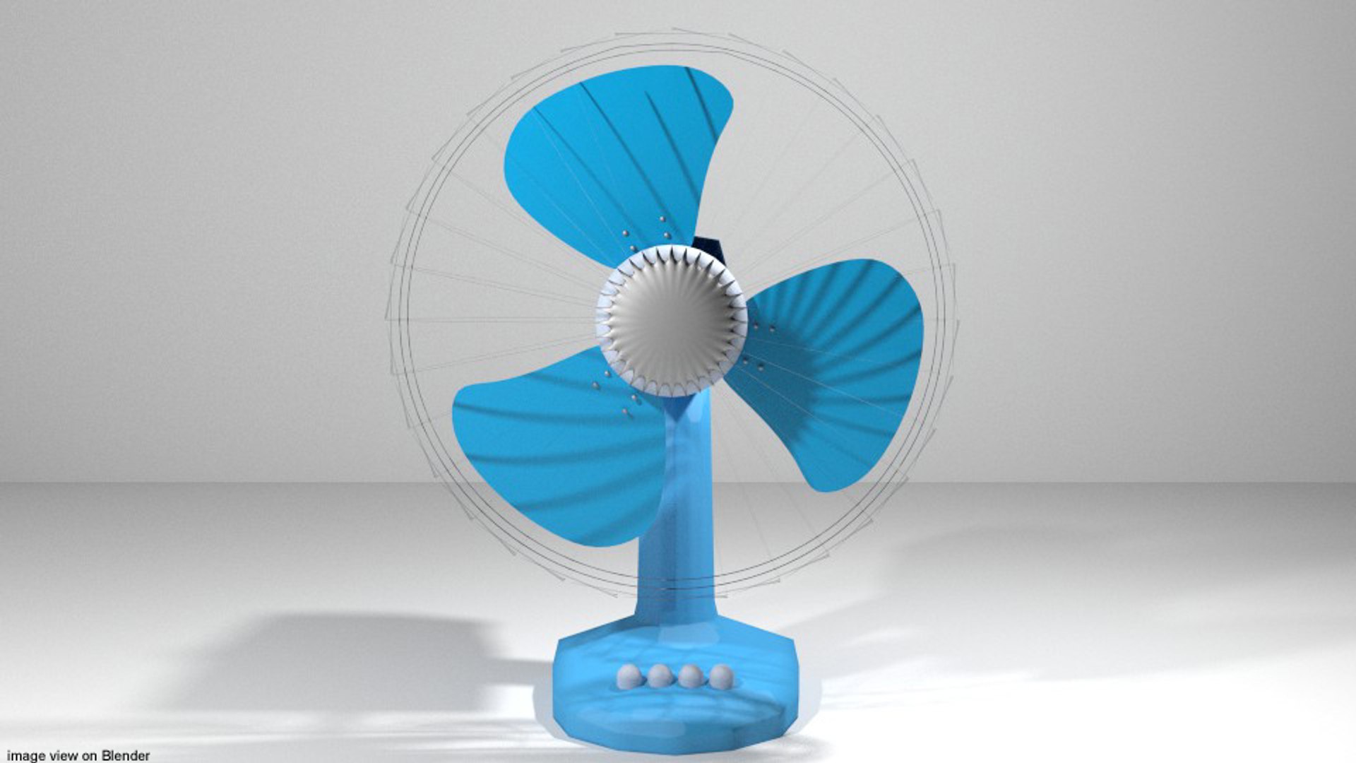 Desktop Fan 3D Model - TurboSquid 1158295