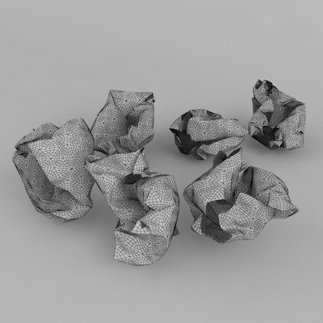 Waste Paper Basket 3d Model