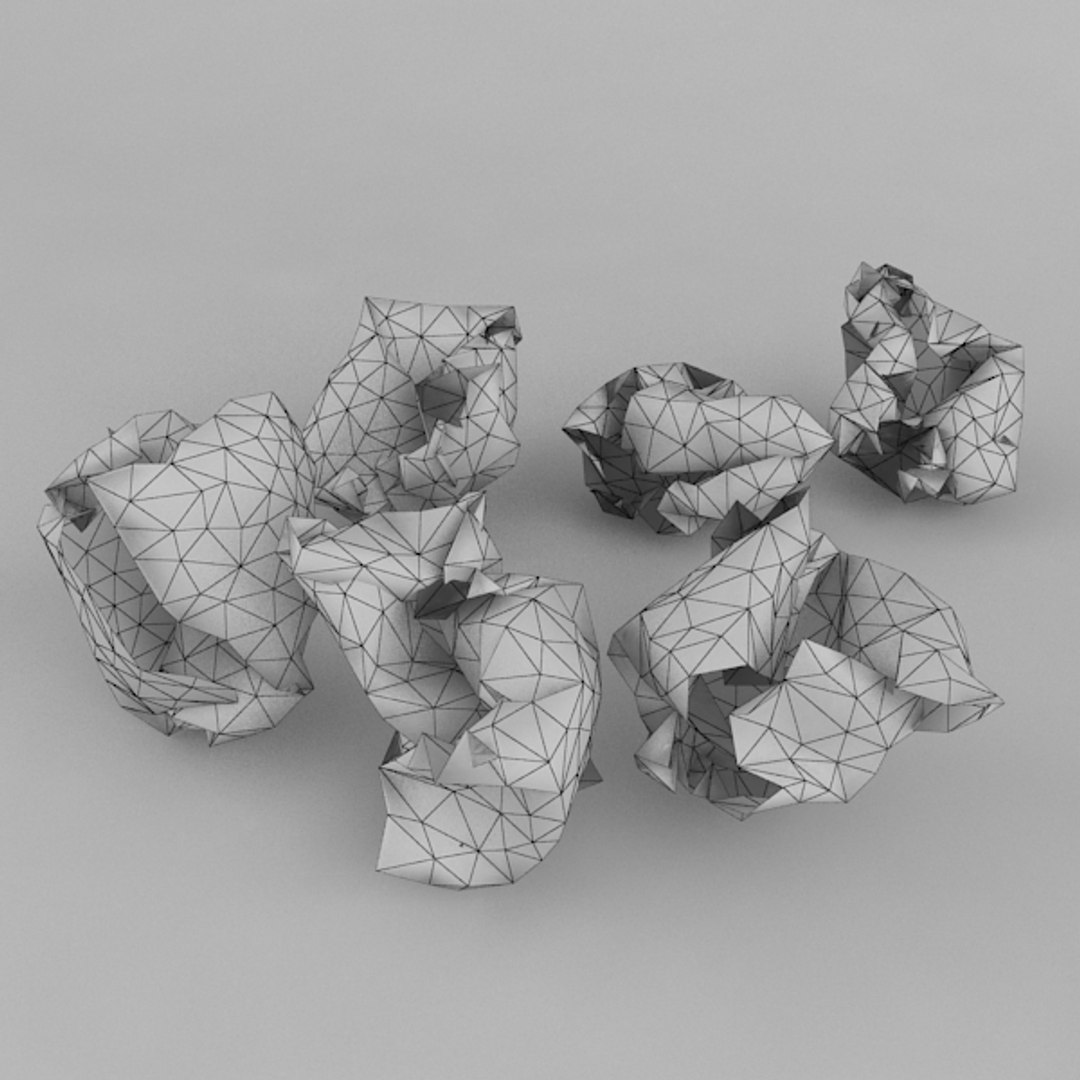 Waste Paper Basket 3d Model