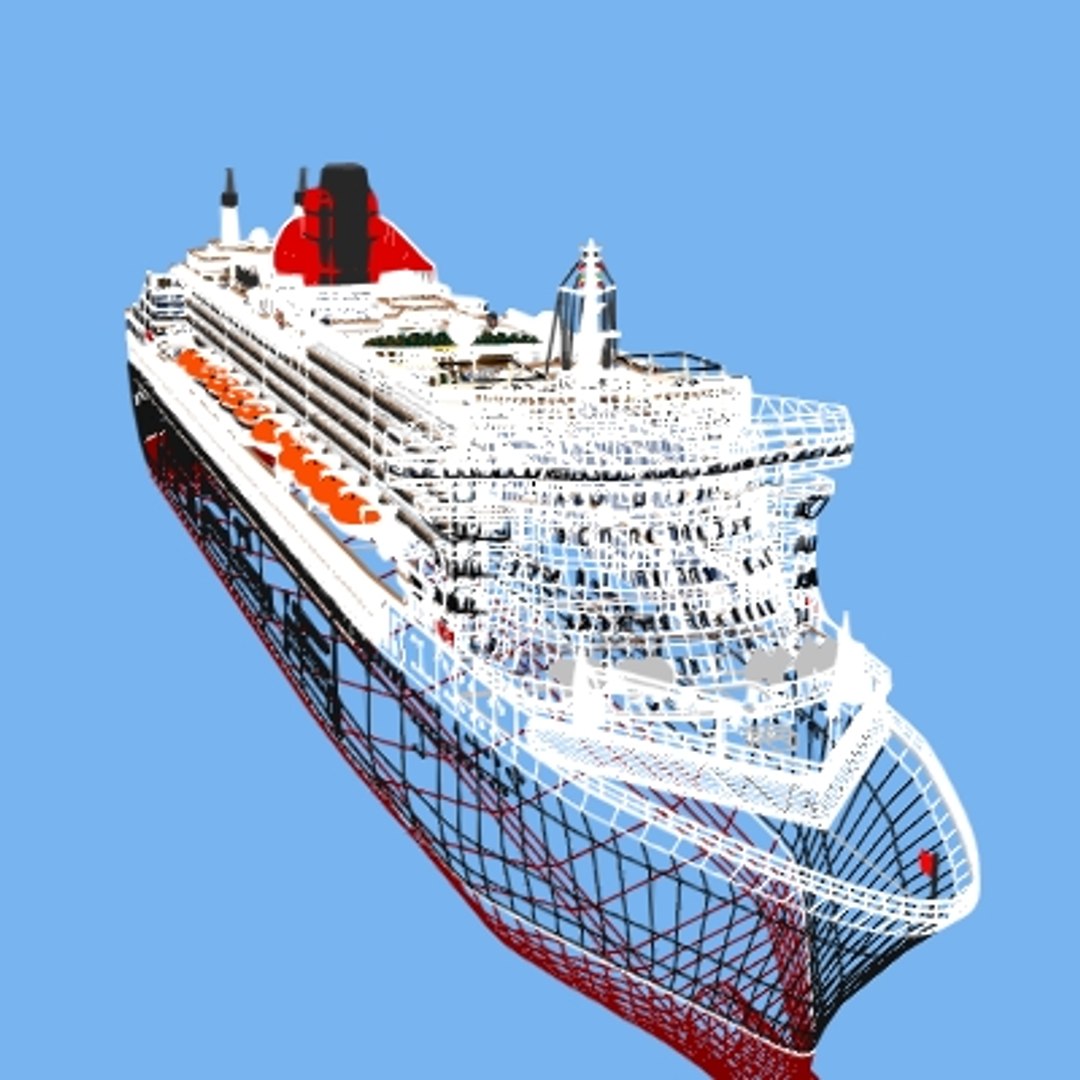 3d Model Queen Mary 2