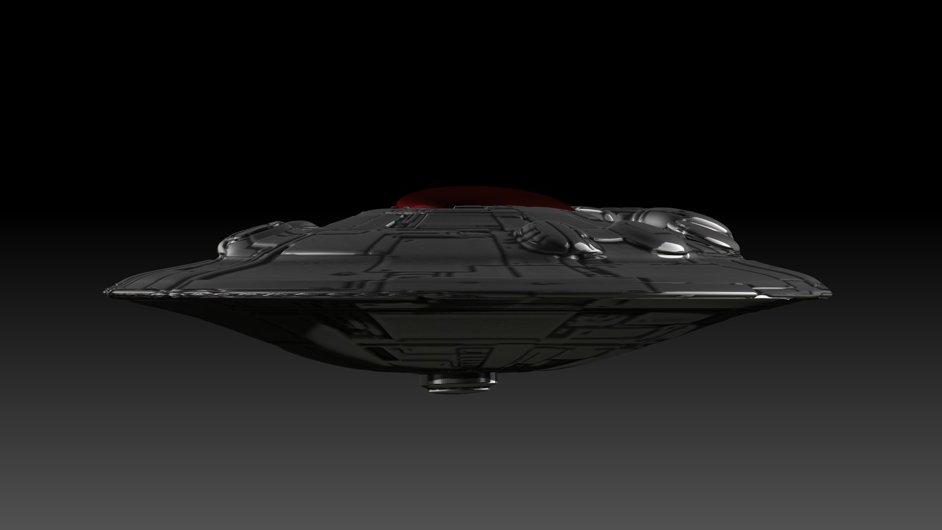 Alien Ship 3D Model - TurboSquid 2220355