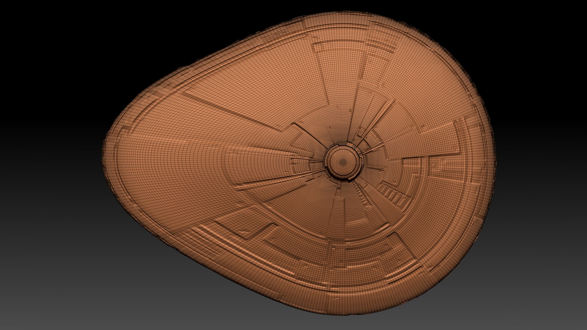 Alien Ship 3D Model - TurboSquid 2220355