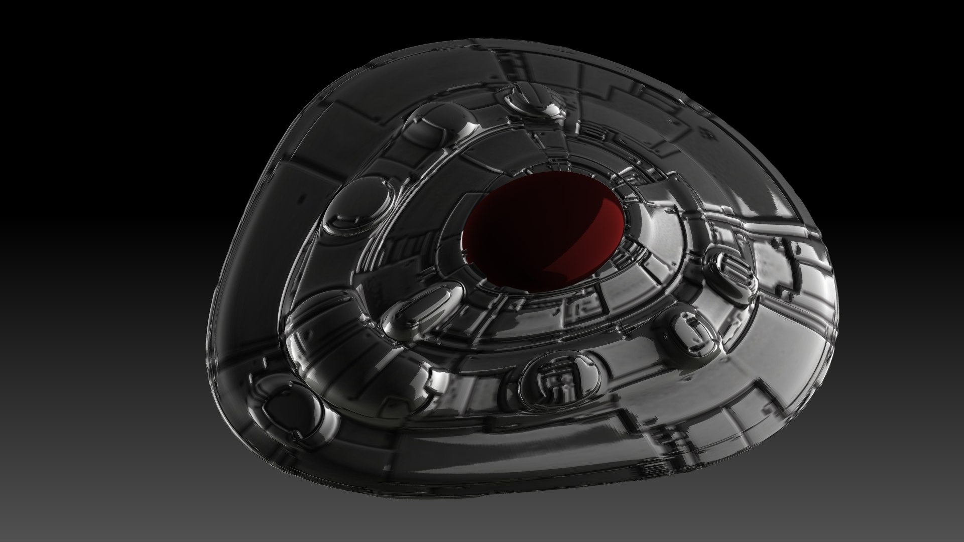 Alien Ship 3D Model - TurboSquid 2220355
