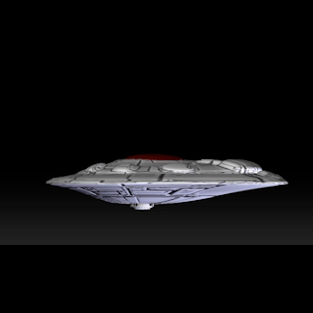 Alien Ship 3D Model - TurboSquid 2220355