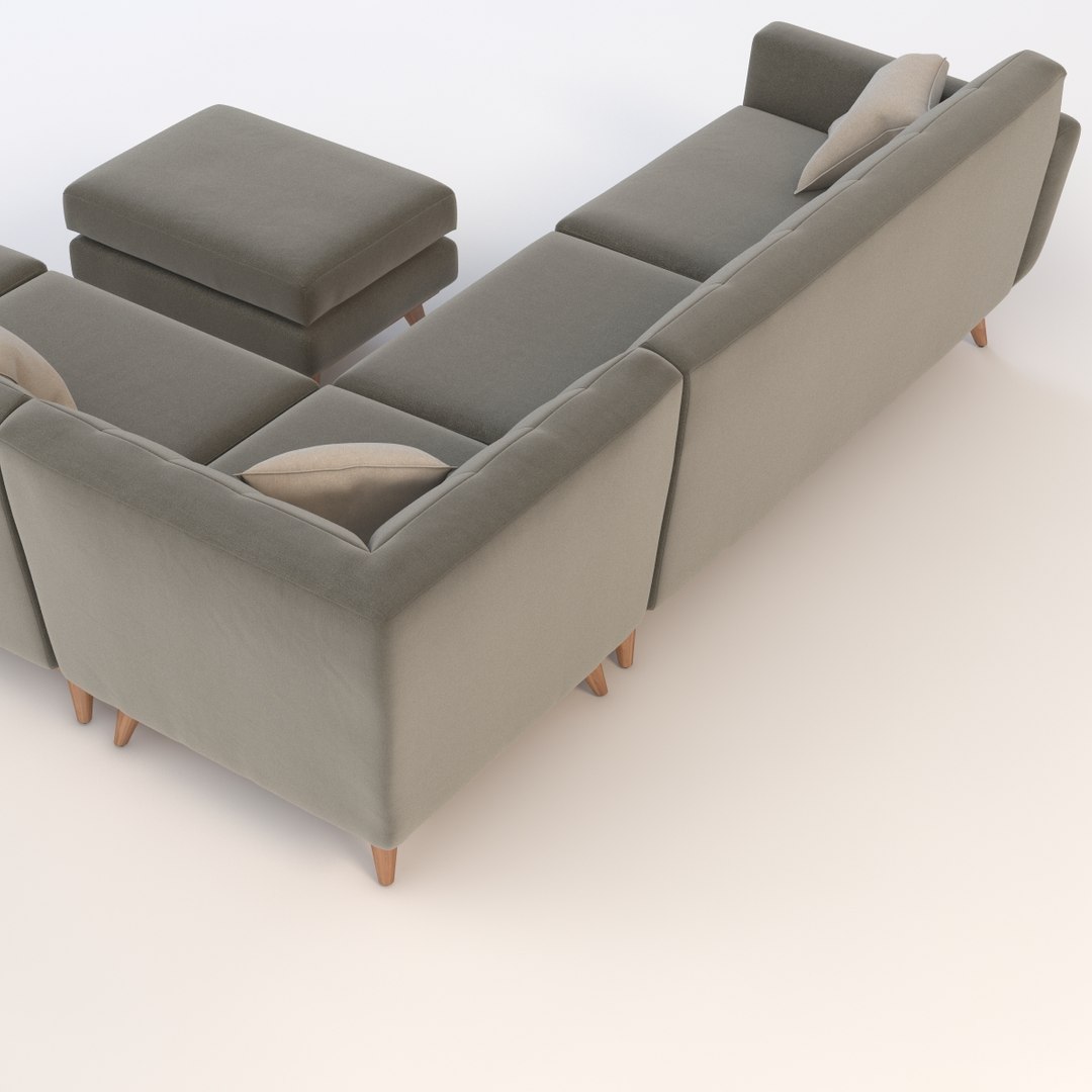 3d Modular Ottoman